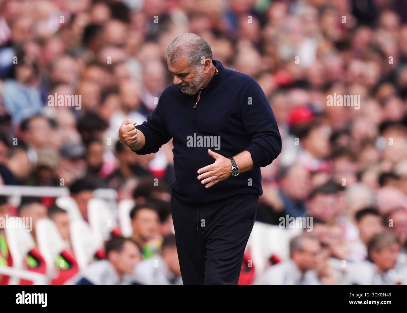 Nottingham Forest head coach Ange Postecoglou during the Premier League ...