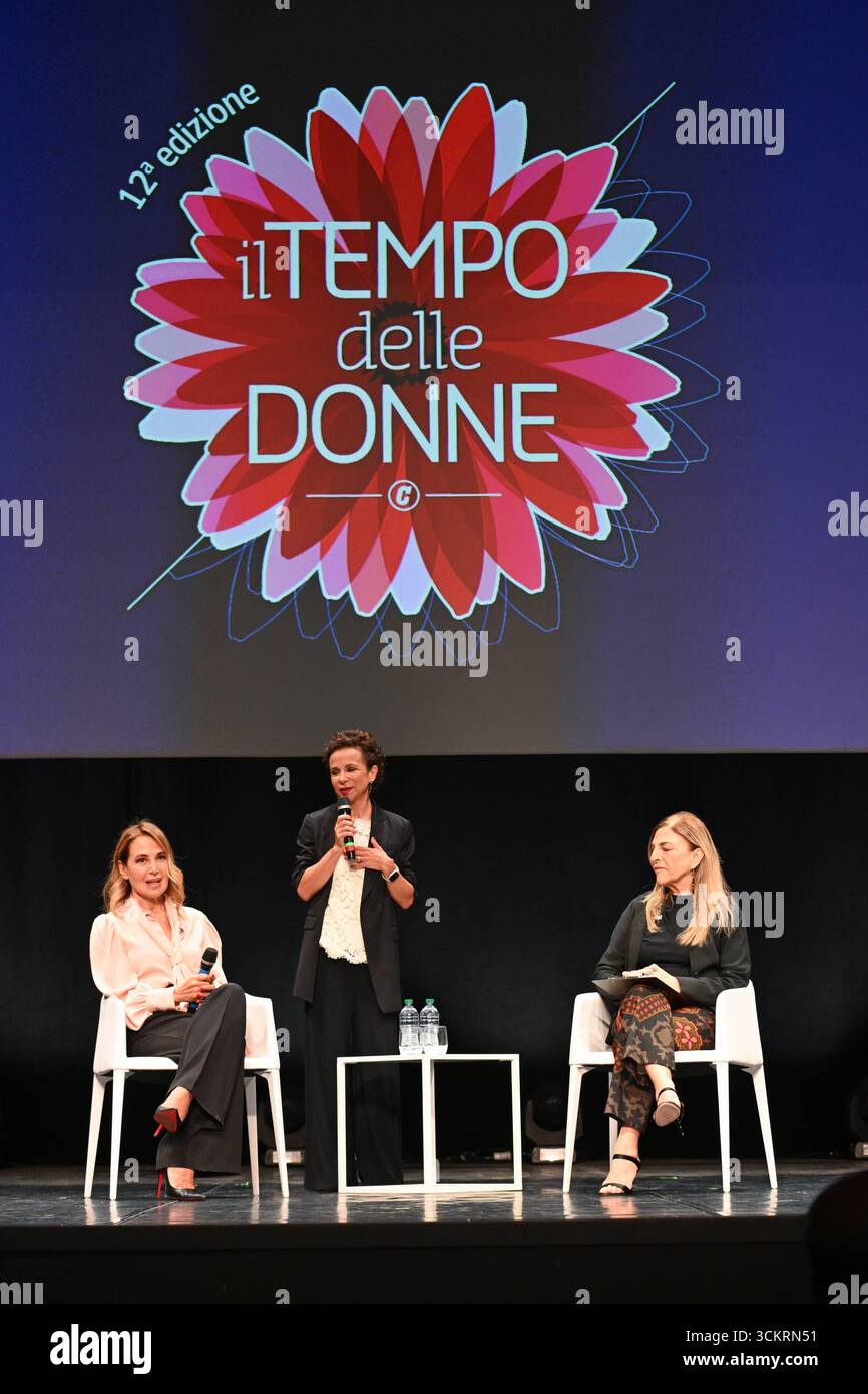 Milan, "Time for Women" festival. Pictured: Barbara Durso, Barbara ...