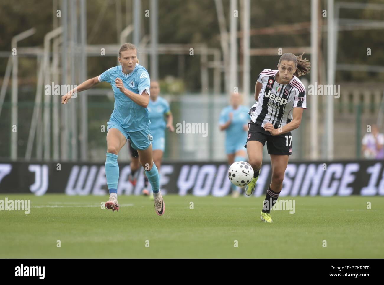 Mille Jusjong Henriksen of Napoli Women and Emma Stolen Godo of ...