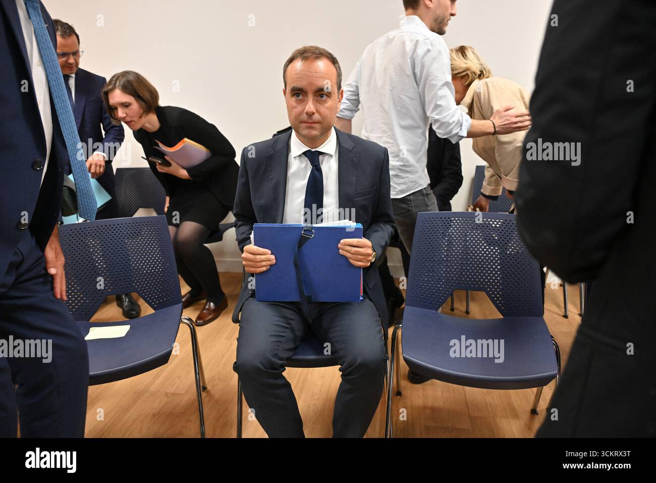 French Prime Minister Sebastien Lecornu makes his first visit to a ...