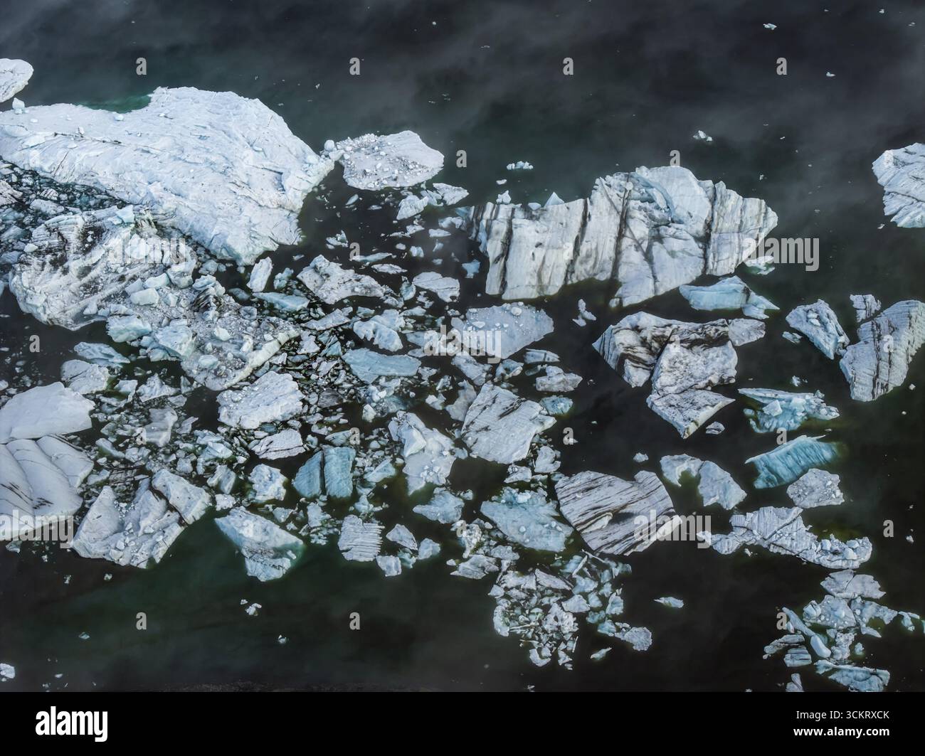 Ice floes fog morning hi-res stock photography and images - Alamy