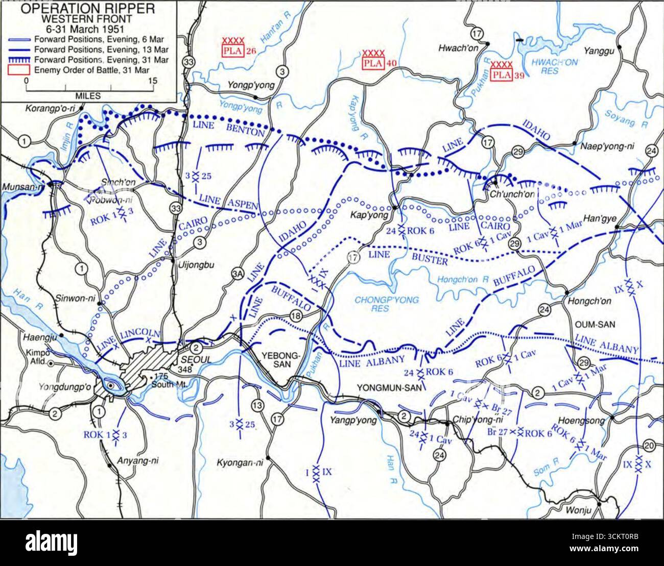 Operation Ripper western front map Stock Photo - Alamy