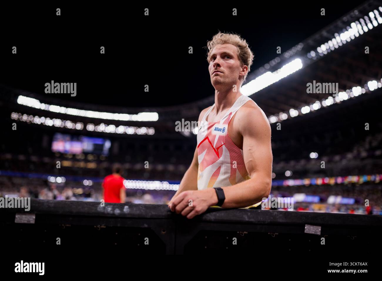 Belgian Ben Broeders pictured in action during the men's pole vault ...
