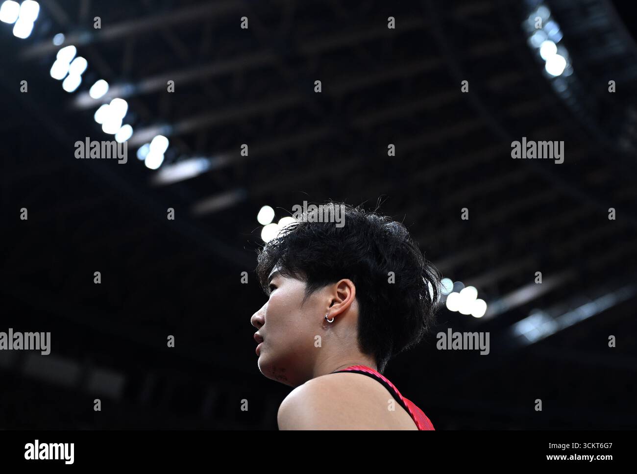 Tokyo, Japan. 13th Sep, 2025. Xiong Shiqi of China reacts during the ...