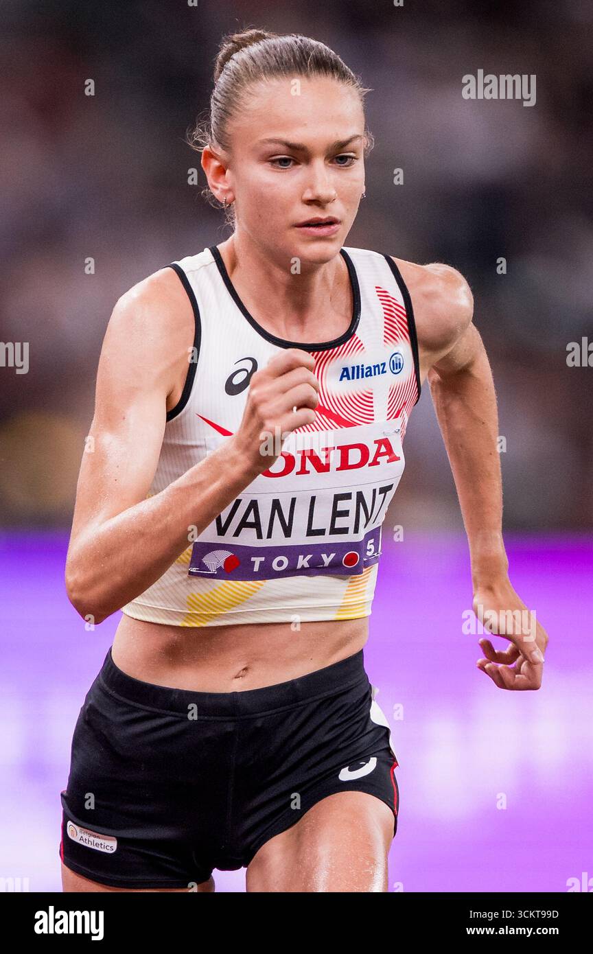 Belgian Jana Van Lent during the Final 10.000m women, in the World Athletics Championships in ...