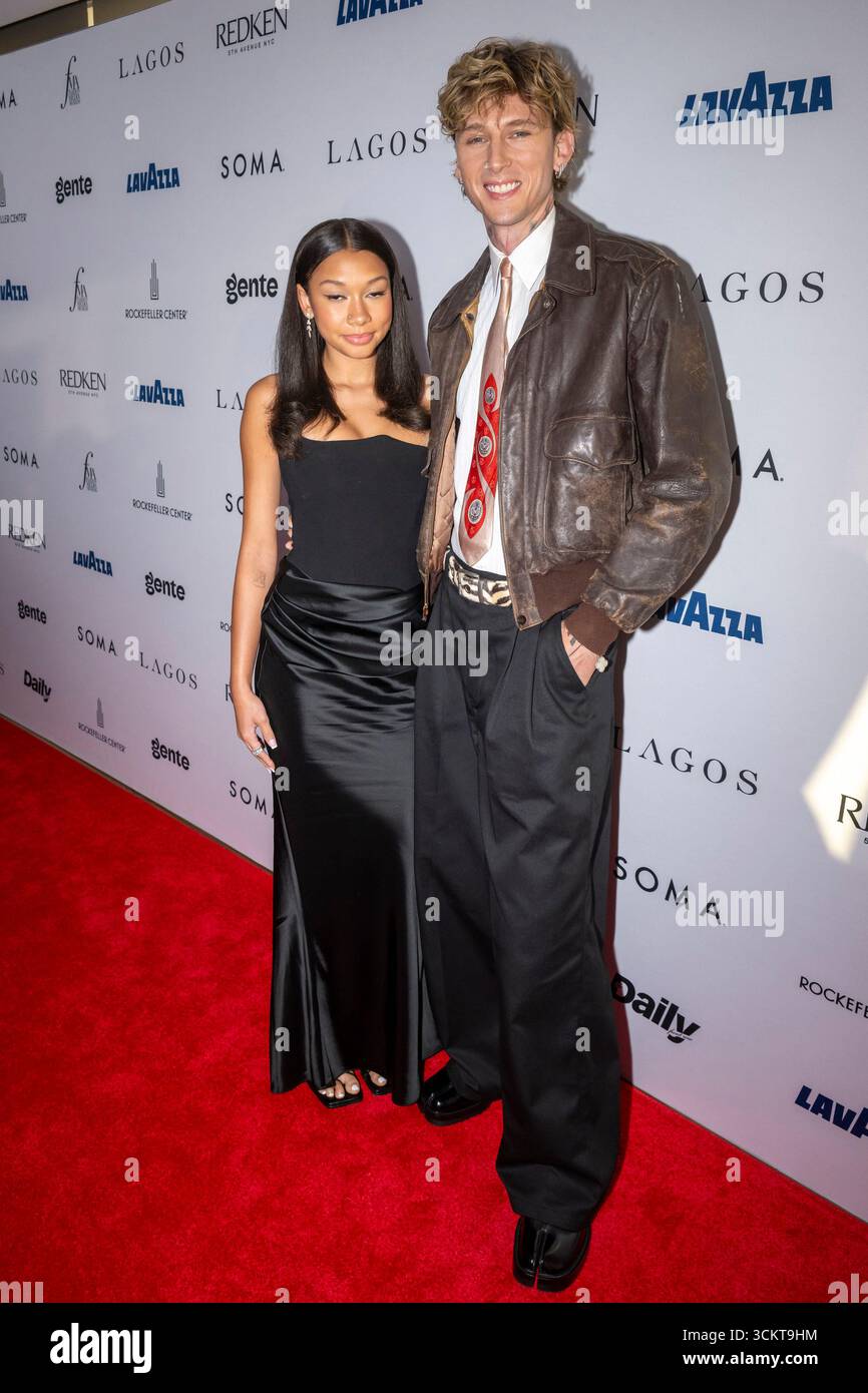 Casie Baker and Machine Gun Kelly (Colson Baker) attend The Daily Front ...