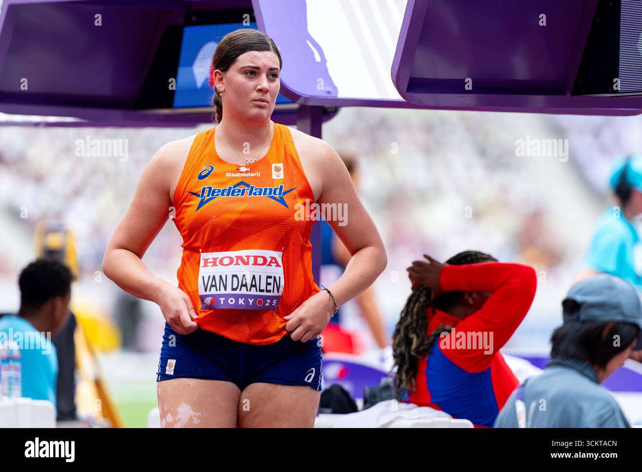 TOKYO, JAPAN - SEPTEMBER 13: Alida van Daalen of the Netherlands after ...