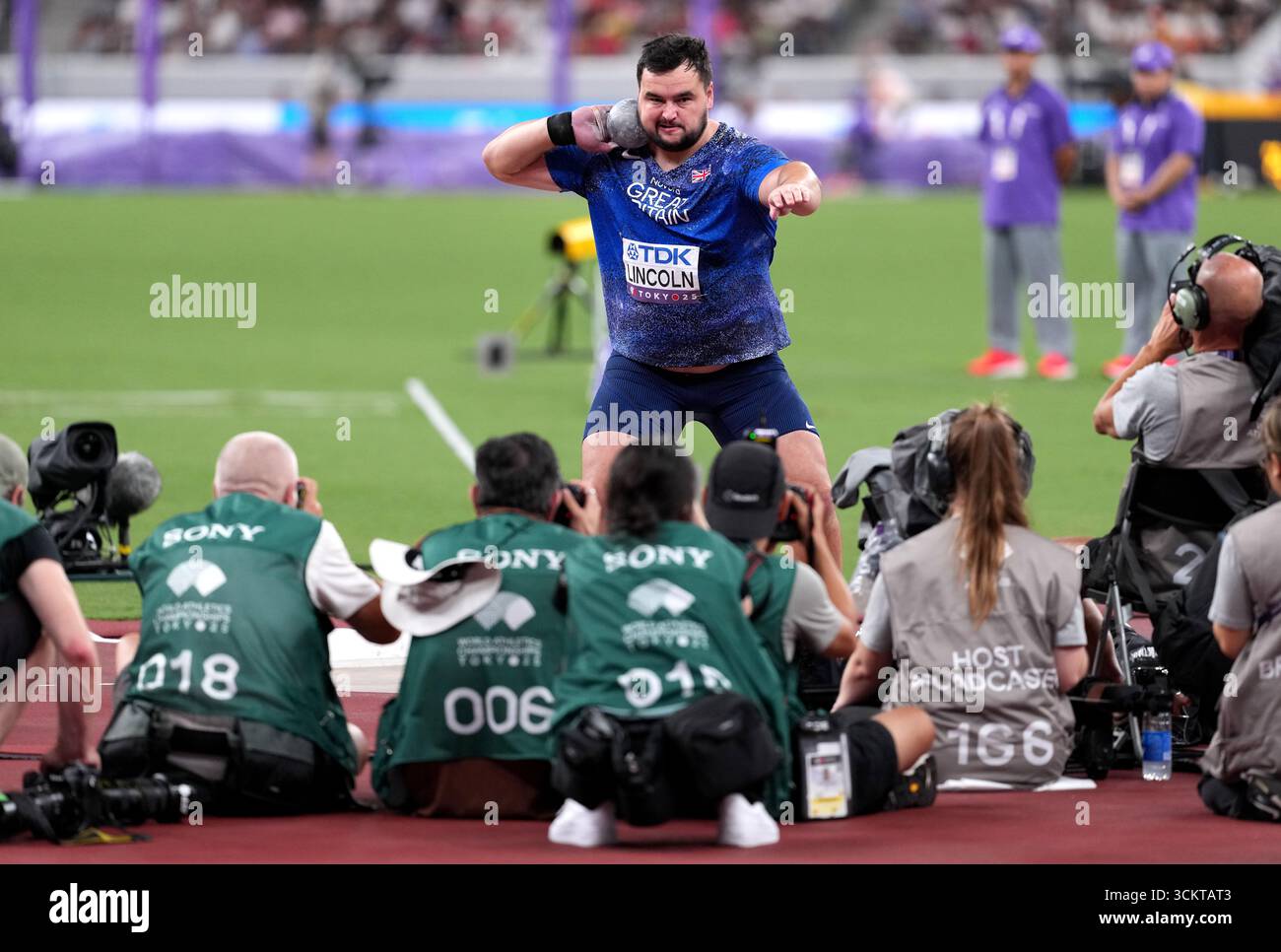 Photographers capture Scott Lincoln of Great Britain competing in the ...