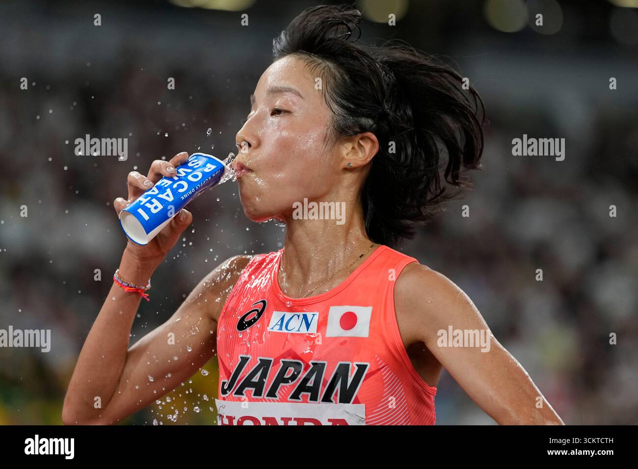 Japan's Mikuni Yada competes in the women's 10,000 meters final at the ...