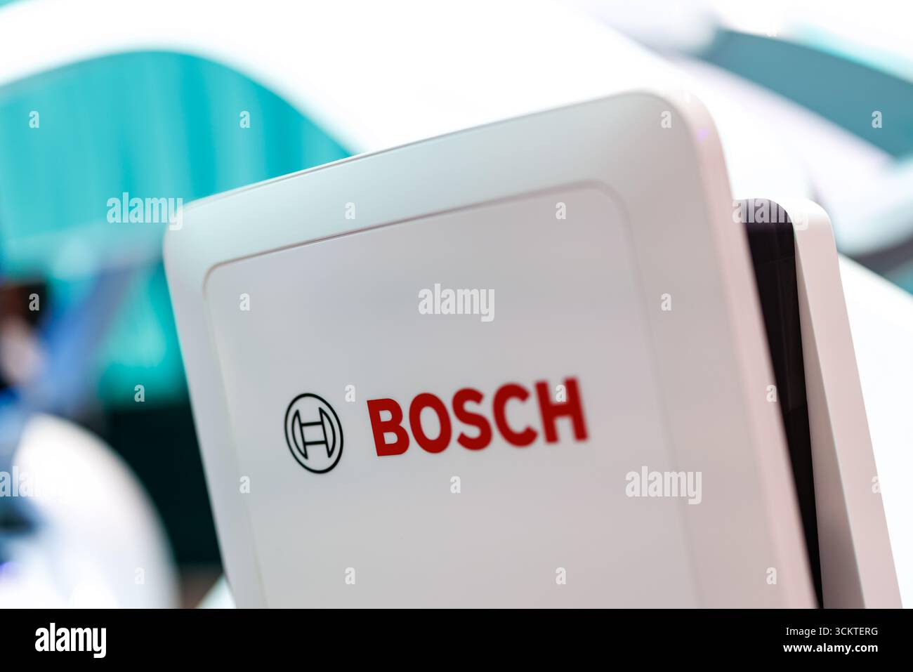 12 September 2025, Bavaria, Munich: The Bosch brand logo (brand, logo ...