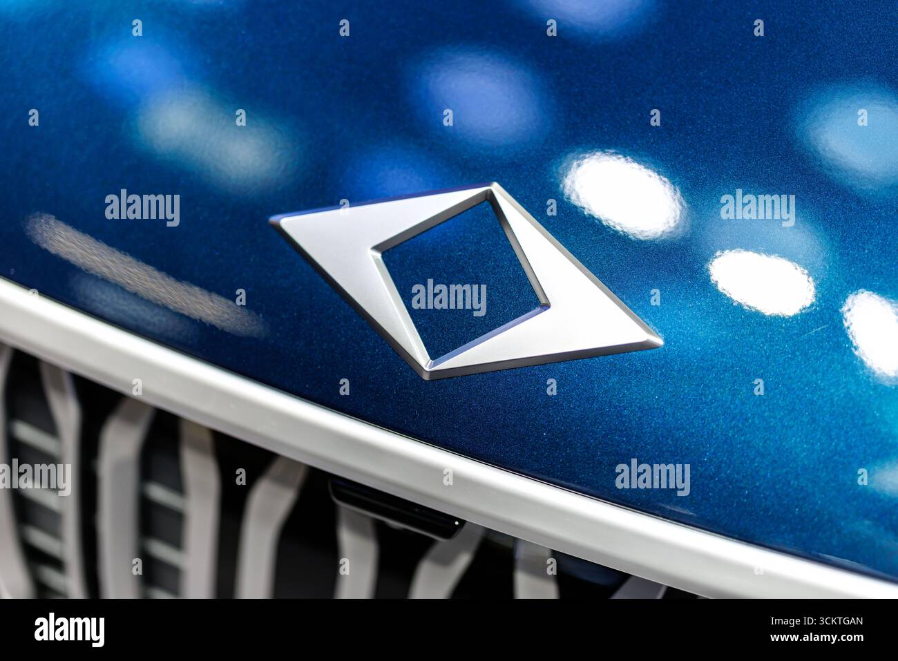 Munich, Germany. 12th Sep, 2025. The brand logo (logo, symbol, emblem ...