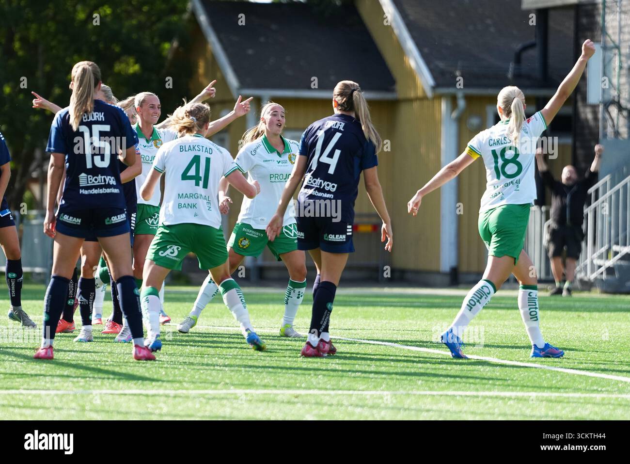 STOCKHOLM, SWEDEN 20250913Hammarby's Vilma Emilia Koivisto scores 1-0 ...