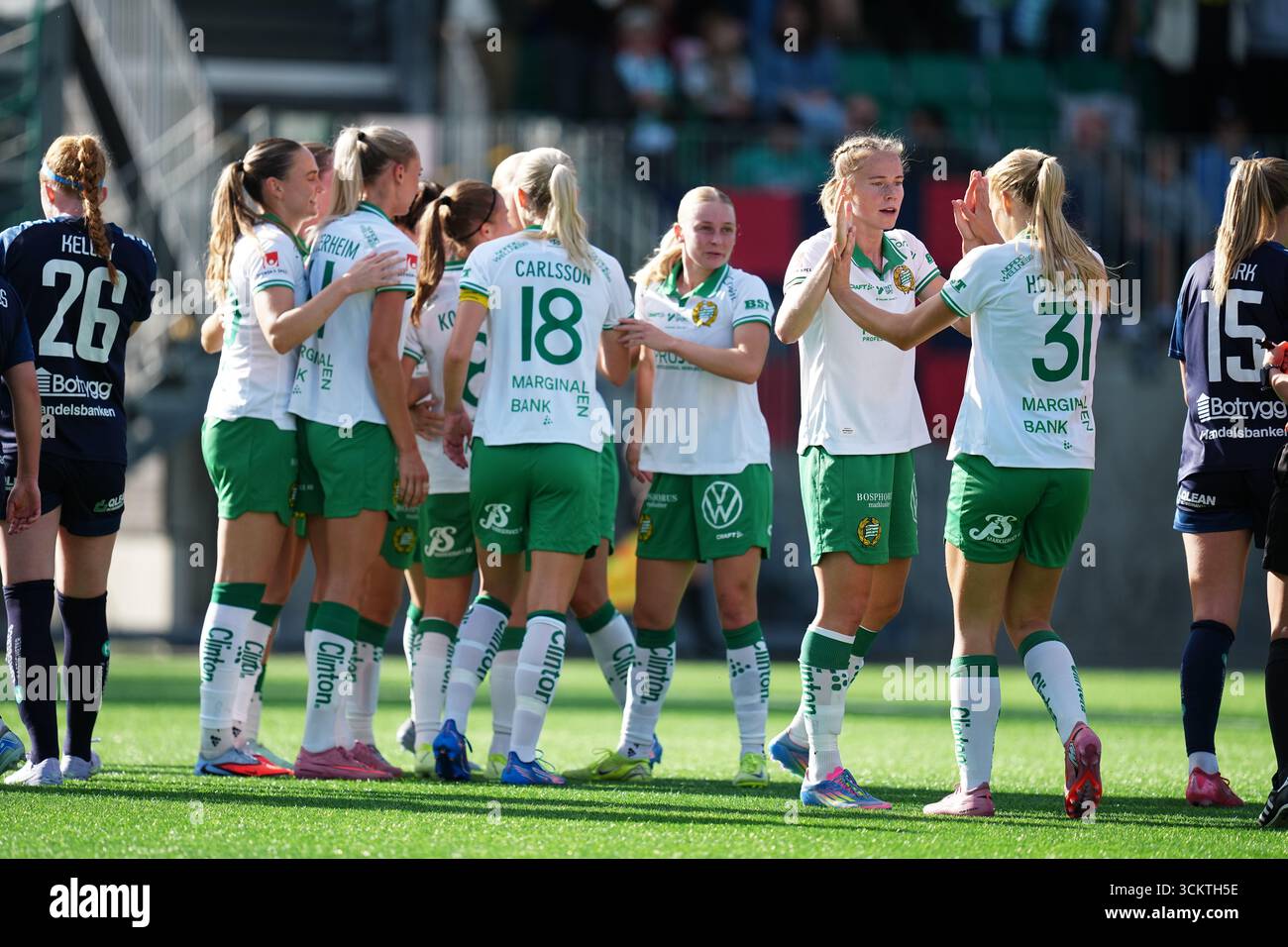 STOCKHOLM, SWEDEN 20250913Hammarby's Vilma Emilia Koivisto scores 1-0 ...