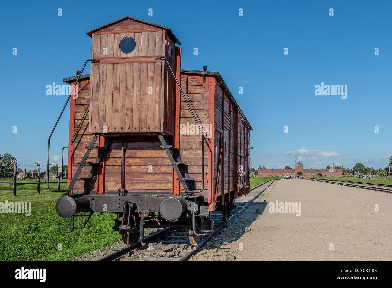 Auschwitz, Poland, August 6, 2025. Auschwitz Birkenau Concentration and ...