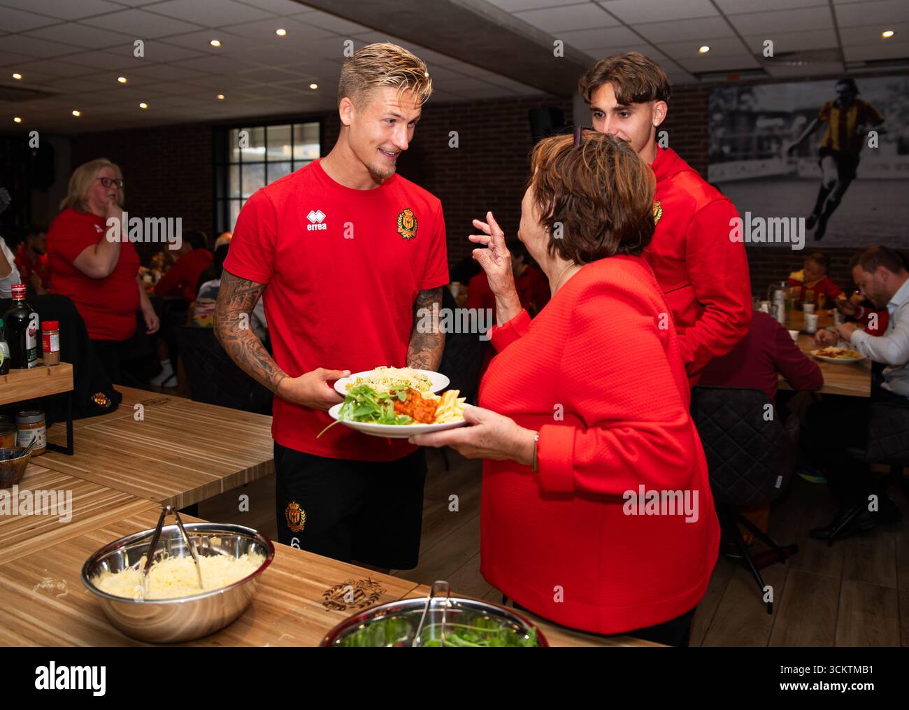 Mechelen's Fredrik Hammar pictured during the fan day of JPL soccer ...