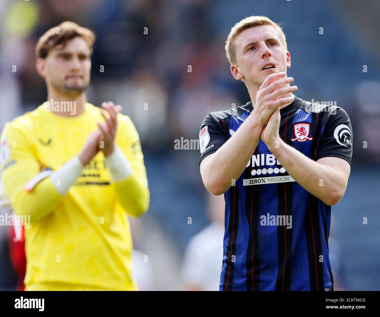 Middlesbrough's Matt Targett (right) after the Sky Bet Championship ...