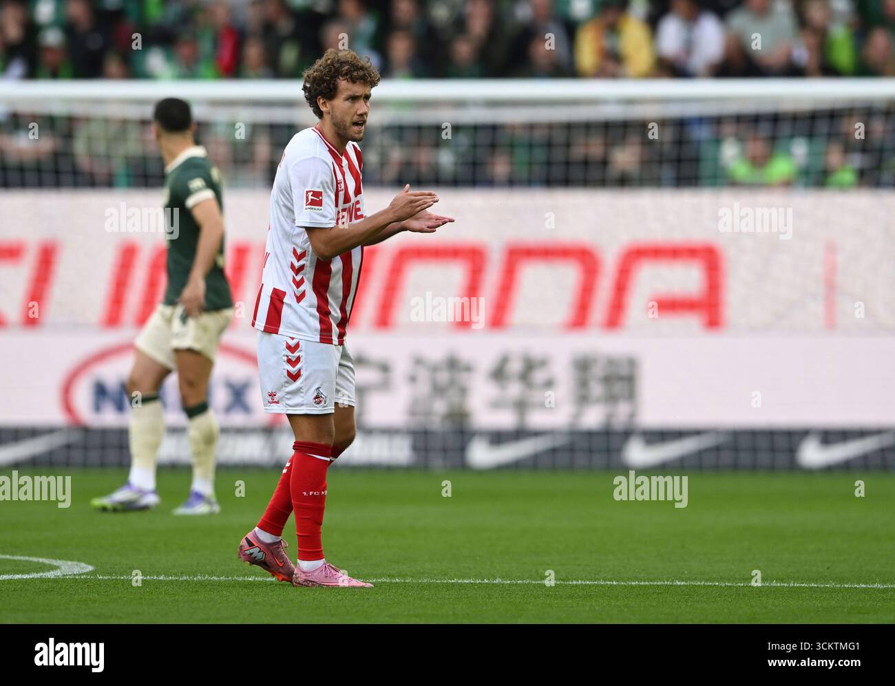 Cologne' Luca Waldschmidt celebrates after scoring the opening goal ...
