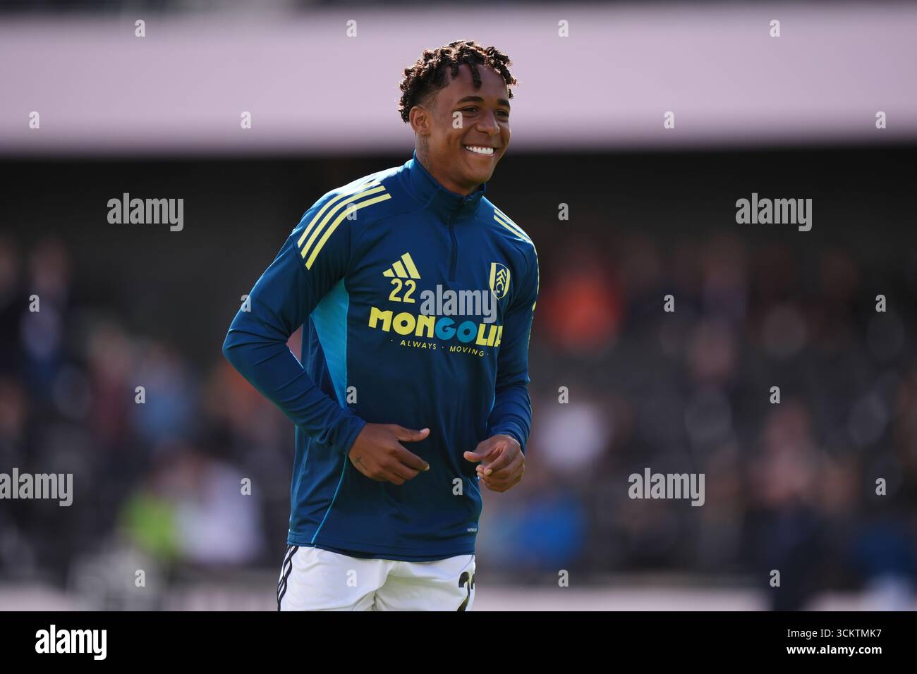 Fulham's Kevin Santos Lopes de Macedo ahead of the Premier League match ...