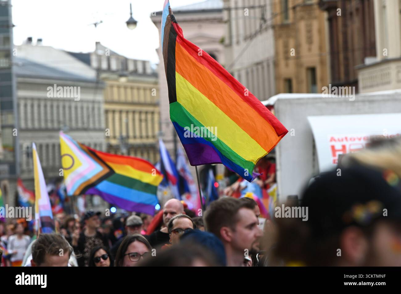 13 September 2025, Saxony-Anhalt, Halle (Saale): The Christopher Street ...