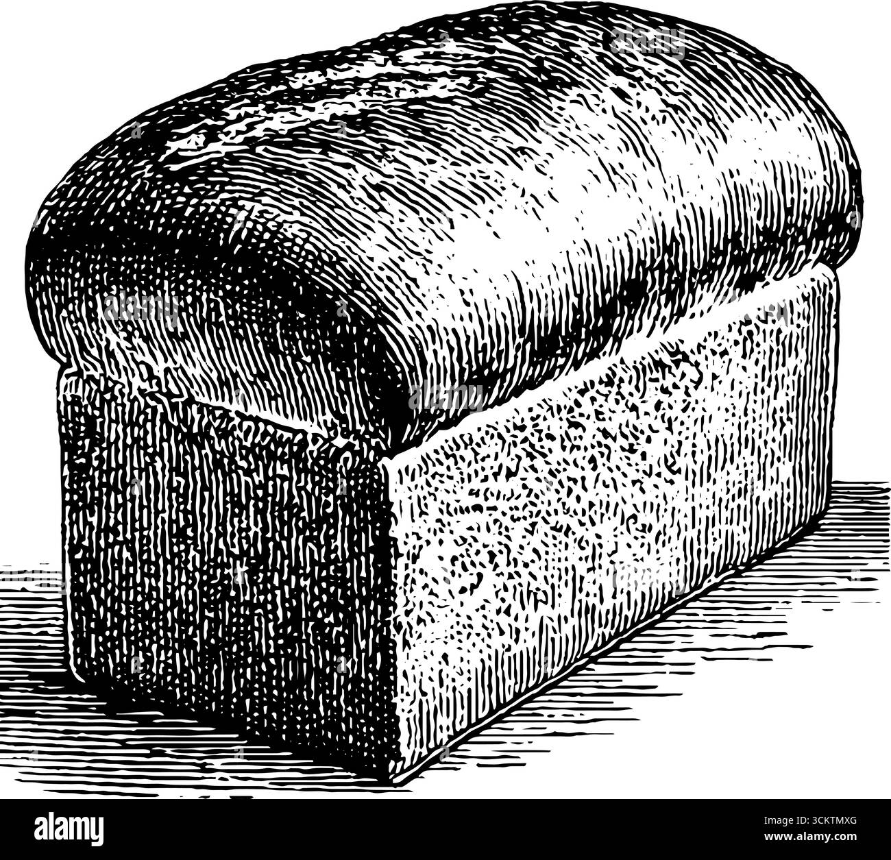 Bread loaf icon in Black and White Stock Photos & Images - Alamy