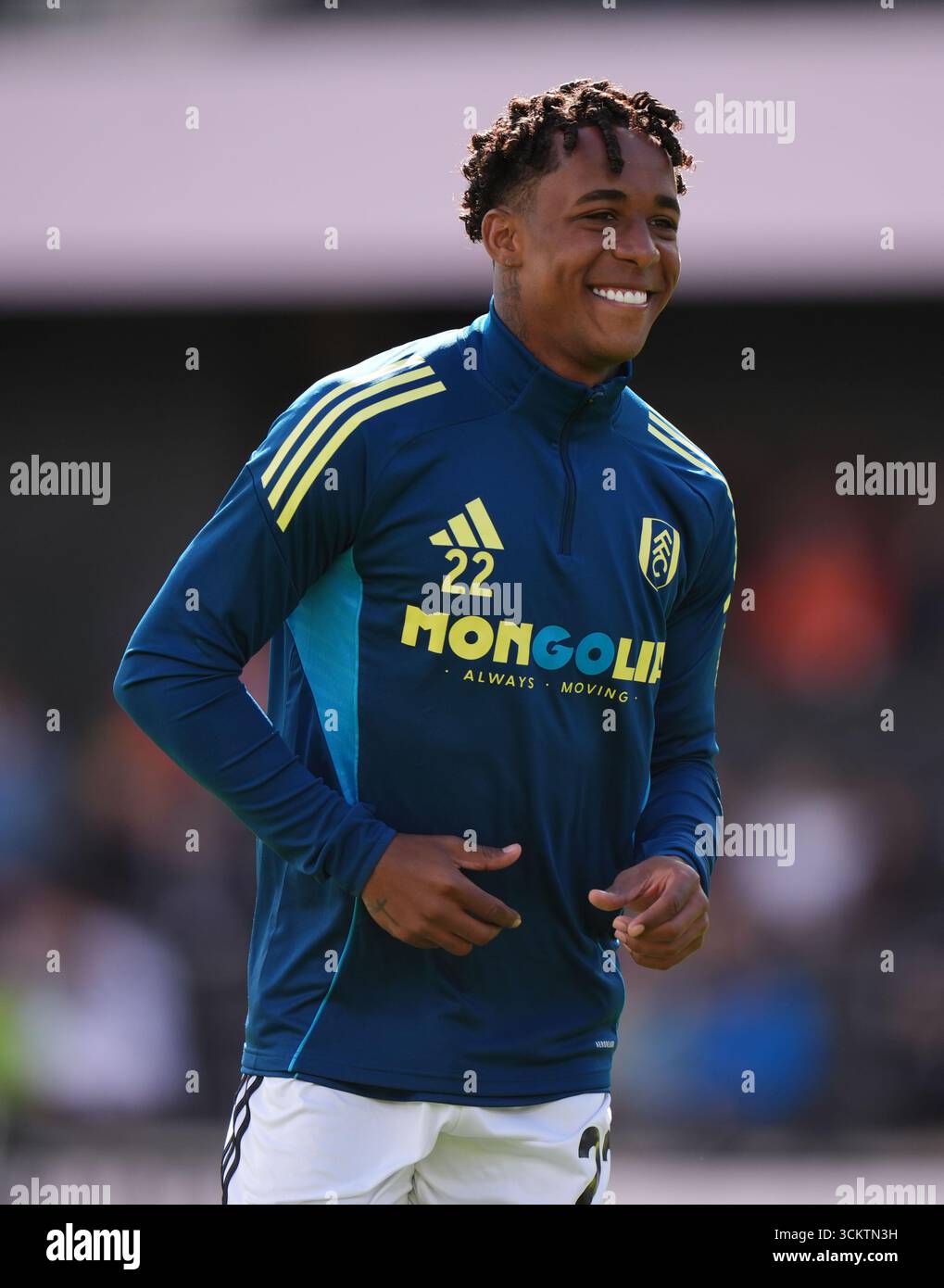 Fulham's Kevin Santos Lopes de Macedo ahead of the Premier League match ...