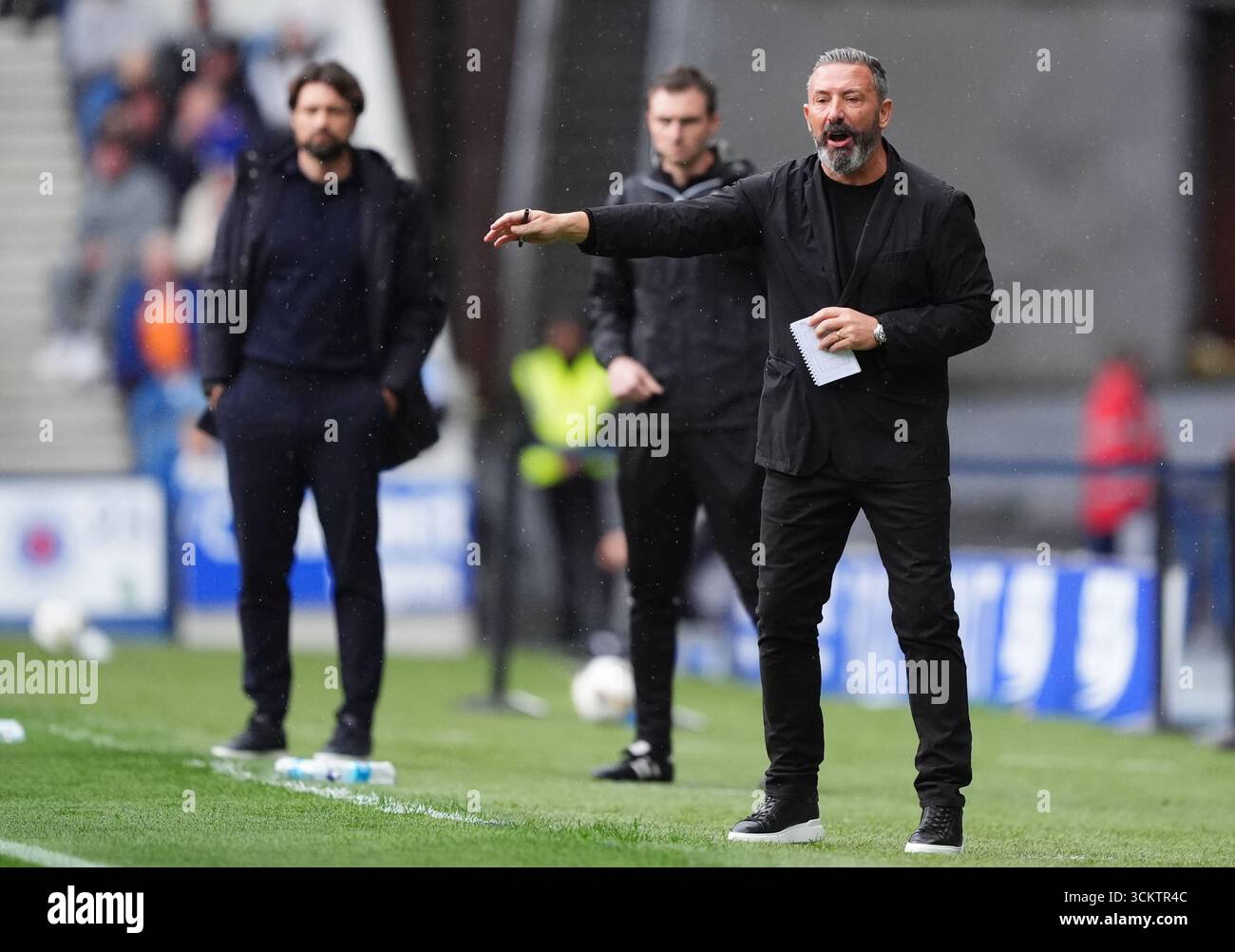Heart of Midlothian manager Derek McInnes during the William Hill ...