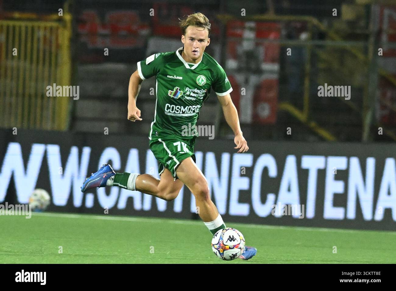 Alessandro Milani of US Avellino 1912 in action during the Serie B BKT ...