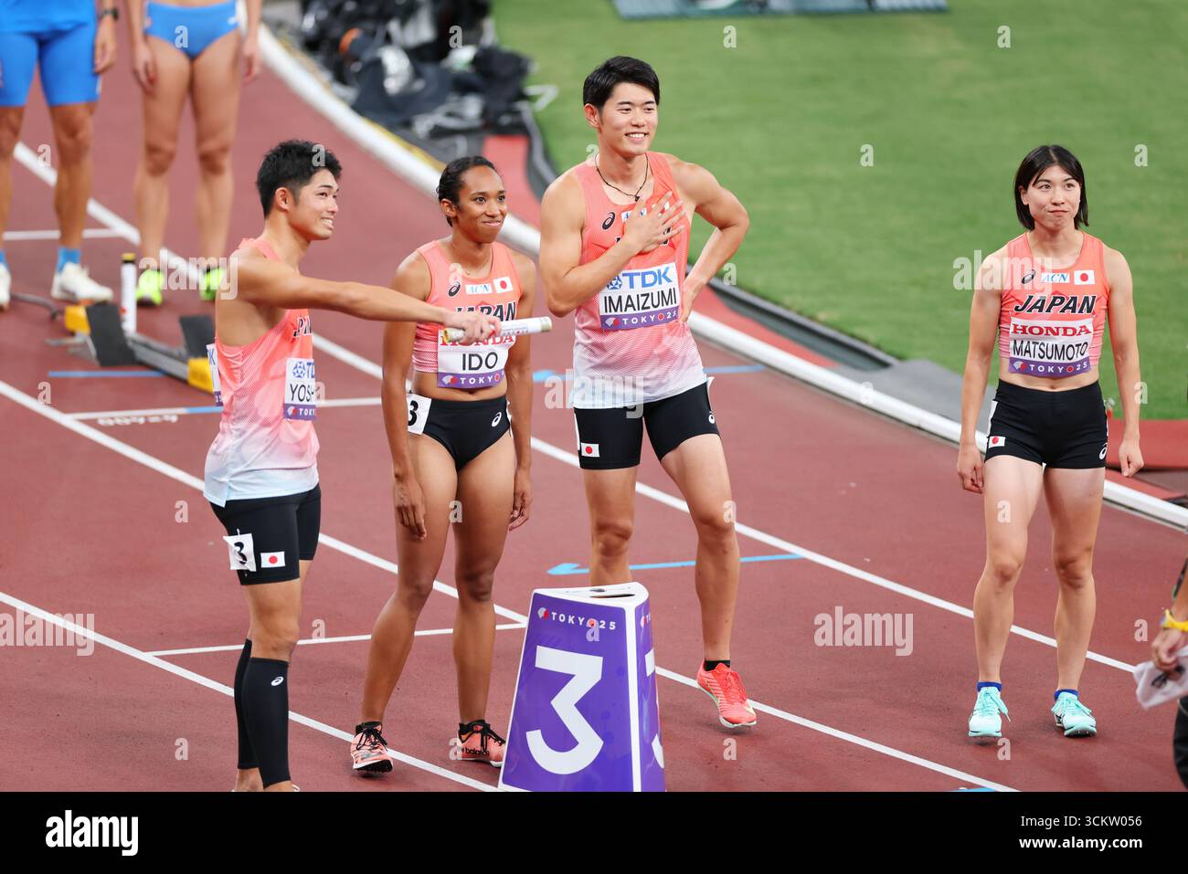 (L to R) Takuho Yoshizu, Abbygail Fuka Ido, Kenki Imaizumi, Nanako ...