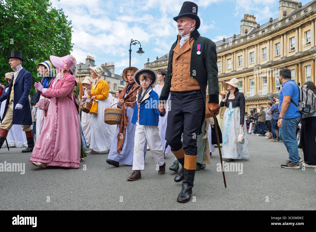 Bath, UK. 13th Sep, 2025. Celebrating 250 years since Jane Austen’s birth, Jane Austen fans ...