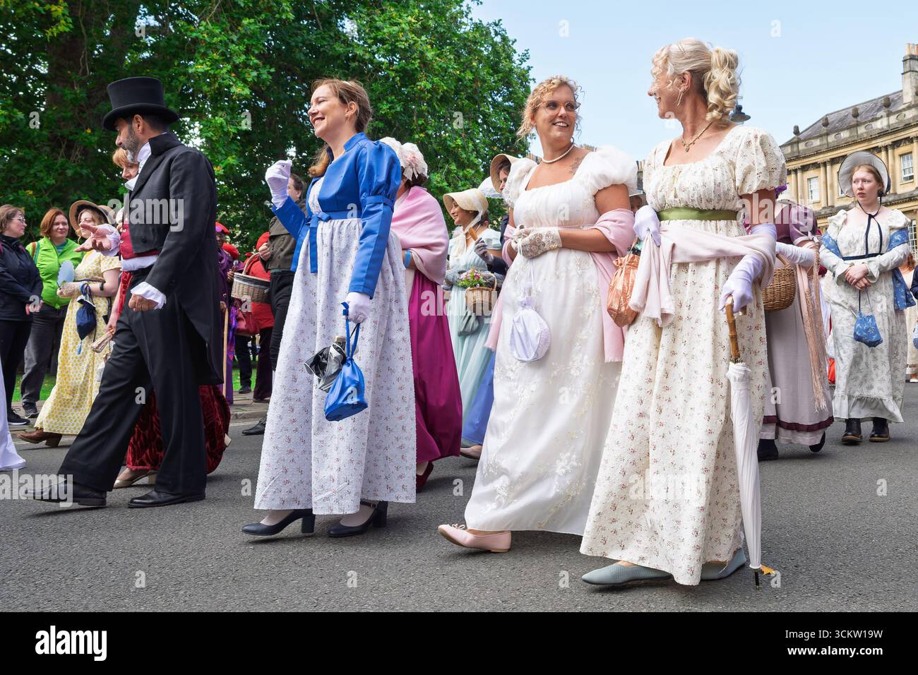 Bath, UK. 13th Sep, 2025. Celebrating 250 years since Jane Austen’s birth, Jane Austen fans ...