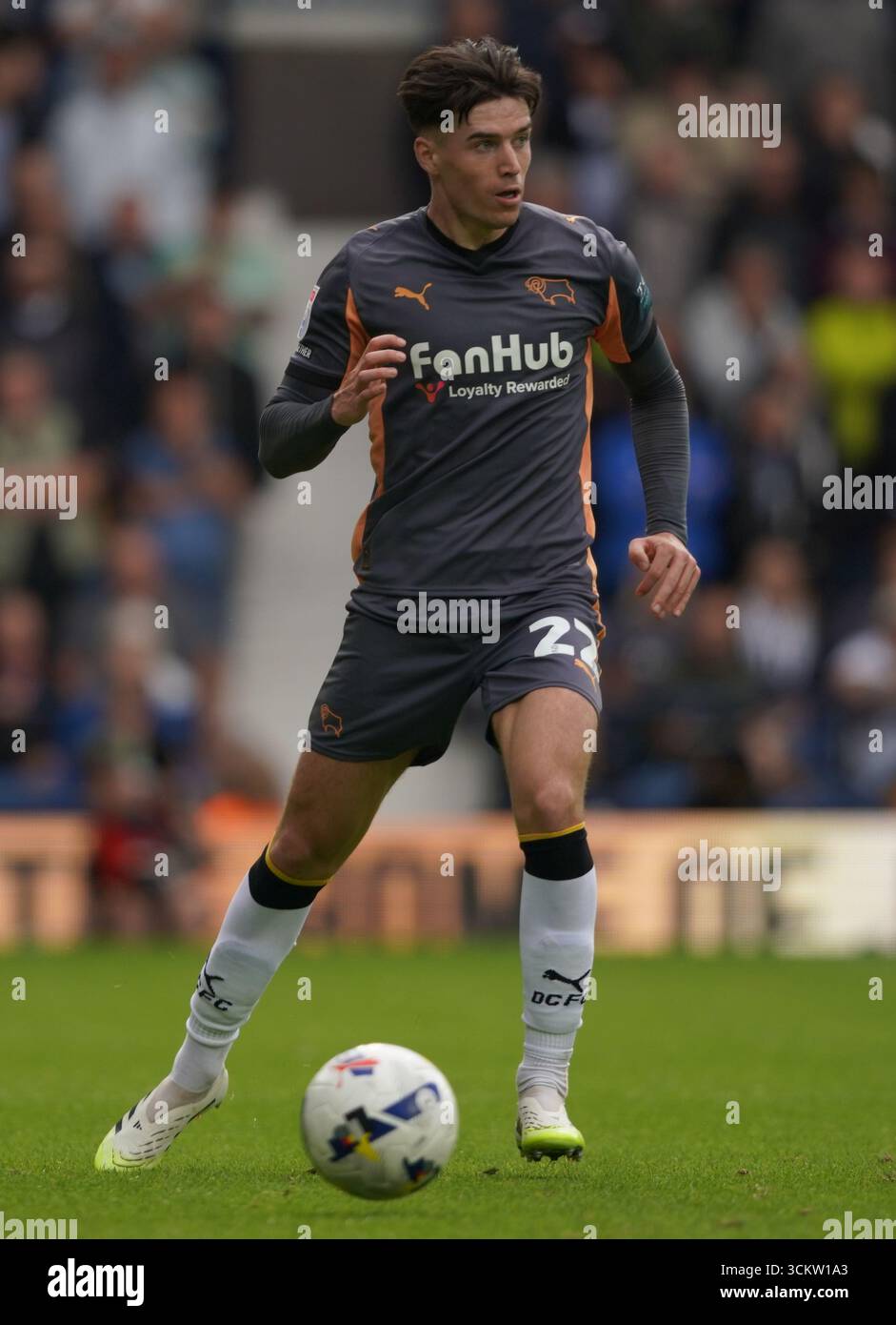 Derby County's Max Johnston during the Sky Bet Championship match at ...