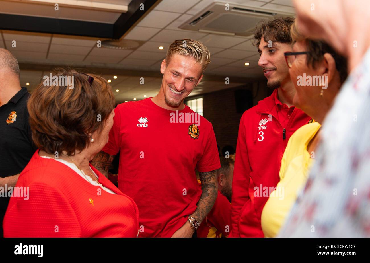 Mechelen's Fredrik Hammar pictured during the fan day of JPL soccer ...