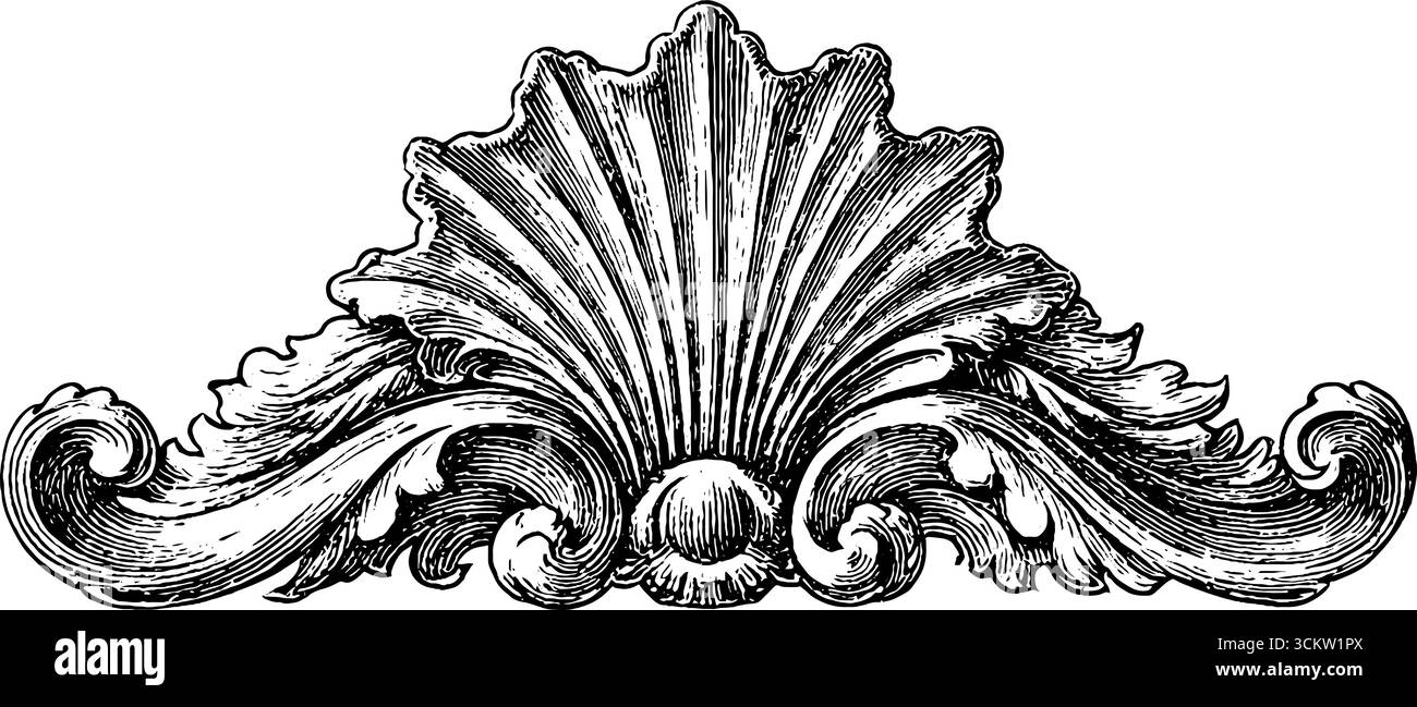 Vintage art deco sunburst and chevron decorative panel design Stock ...