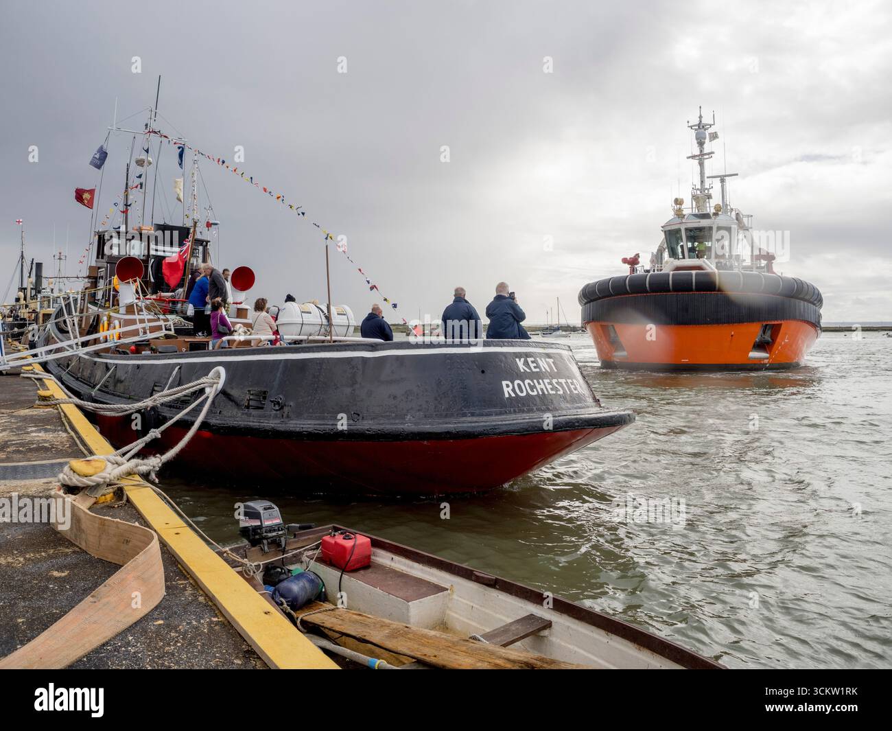 Queenborough, Kent, UK. 13th Sep, 2025. Sheerness Harbour tug Svitzer ...