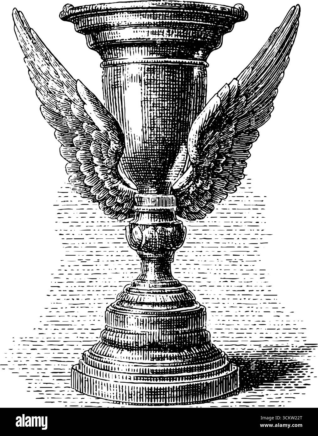 Winged hourglass symbolizing hi-res stock photography and images - Alamy