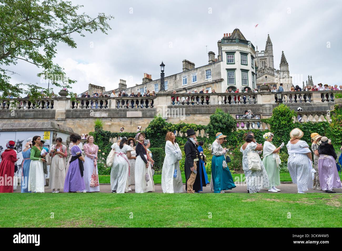 Bath, UK. 13th Sep, 2025. Celebrating 250 years since Jane Austen’s birth, Jane Austen fans ...