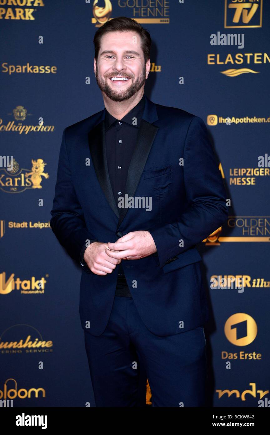 Maurice Gajda bei der 31. Verleihung der Goldenen Henne 2025 in der Leipziger Messe. Leipzig, 12 ...