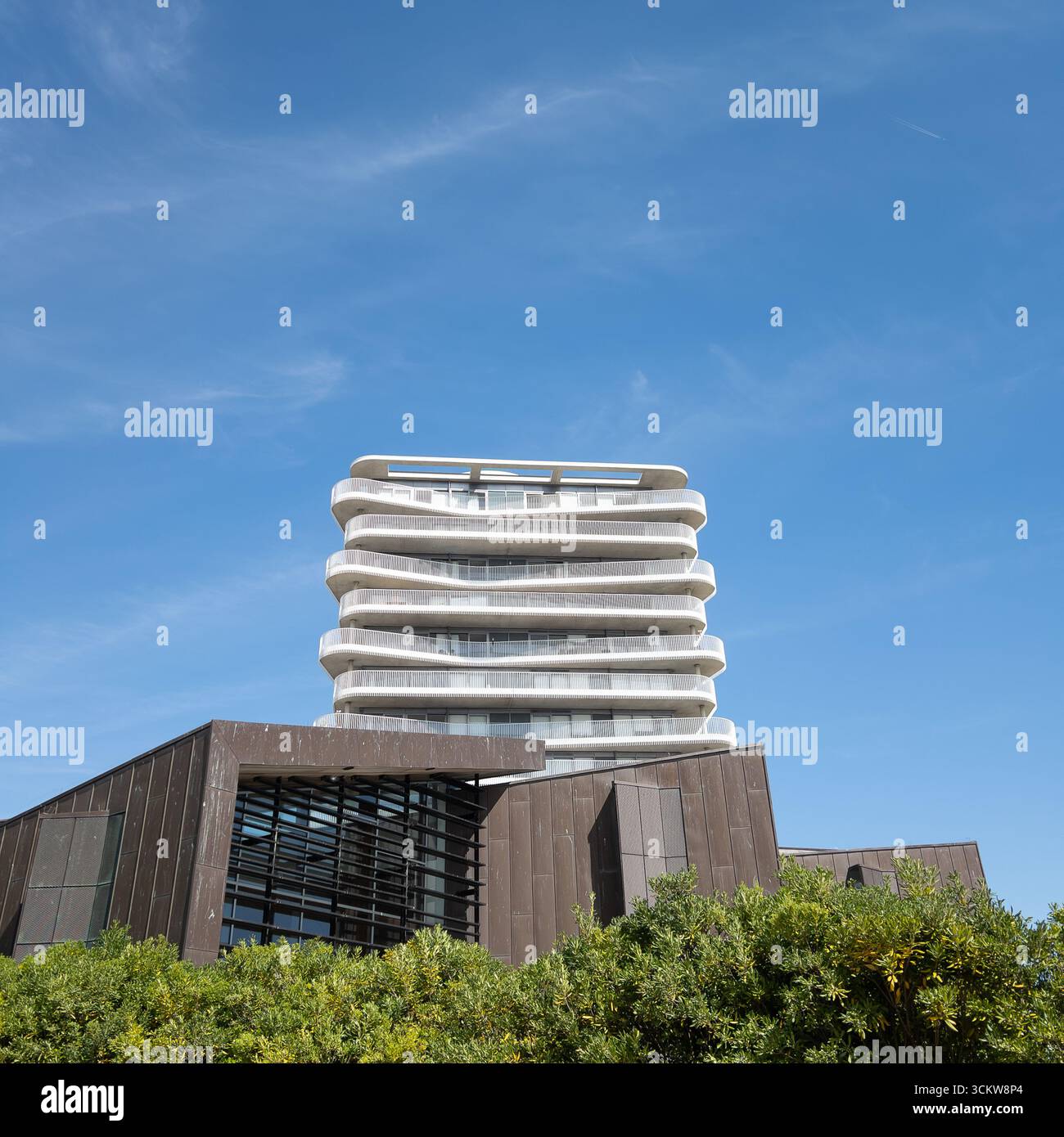 Bayside Vista, a modern apartment tower on Worthing’s seafront. The ...