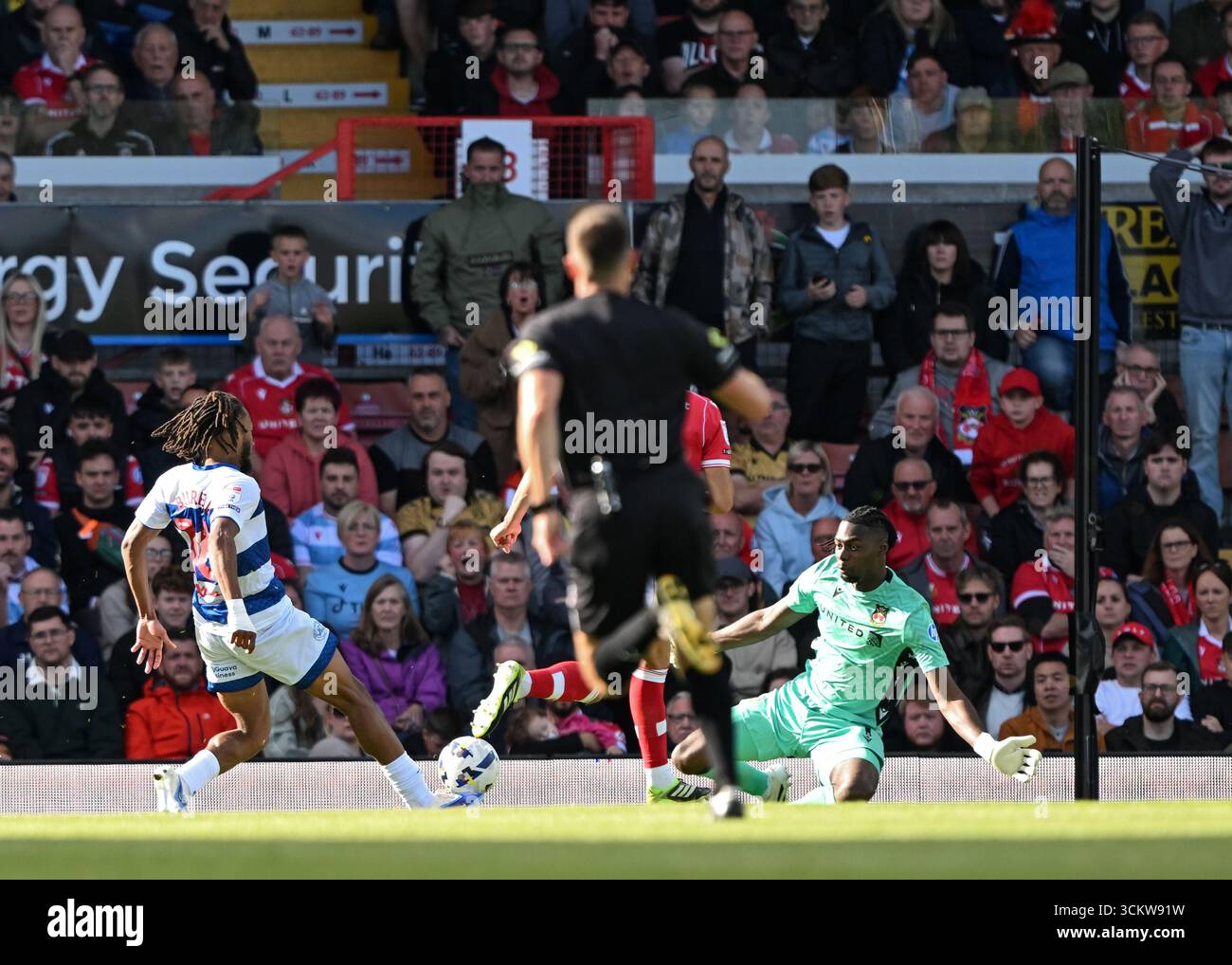 Queens Park Rangers' Rumarn Burrell scores his team's third goal during ...