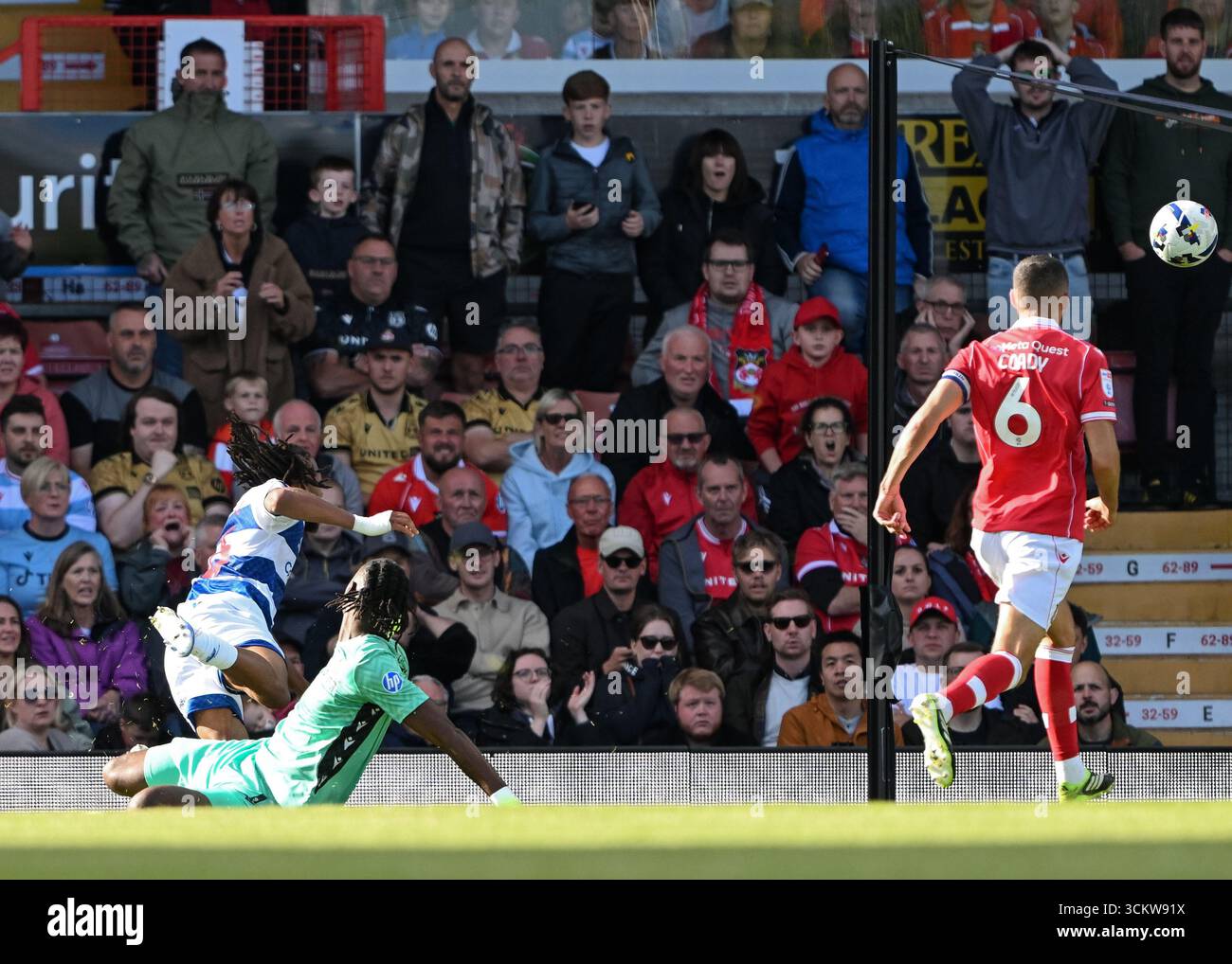 Queens Park Rangers' Rumarn Burrell scores his team's third goal during ...