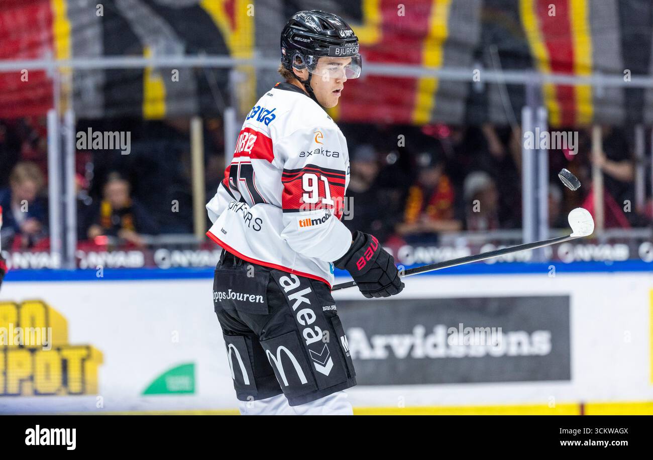 LULEÅ, SVERIGE 20250913Malmös Axel Sundberg inför lördagens premiär i ...