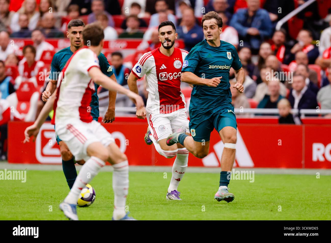 Amsterdam - Kaj de Rooij of PEC Zwolle during the fifth competition ...