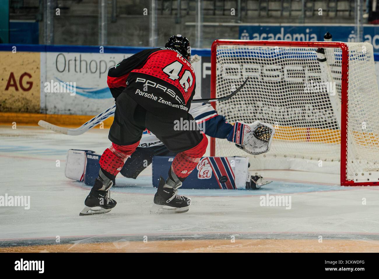 Basel, Switzerland, September 13th 2025: Matthias Rossi (EHC Basel) in ...