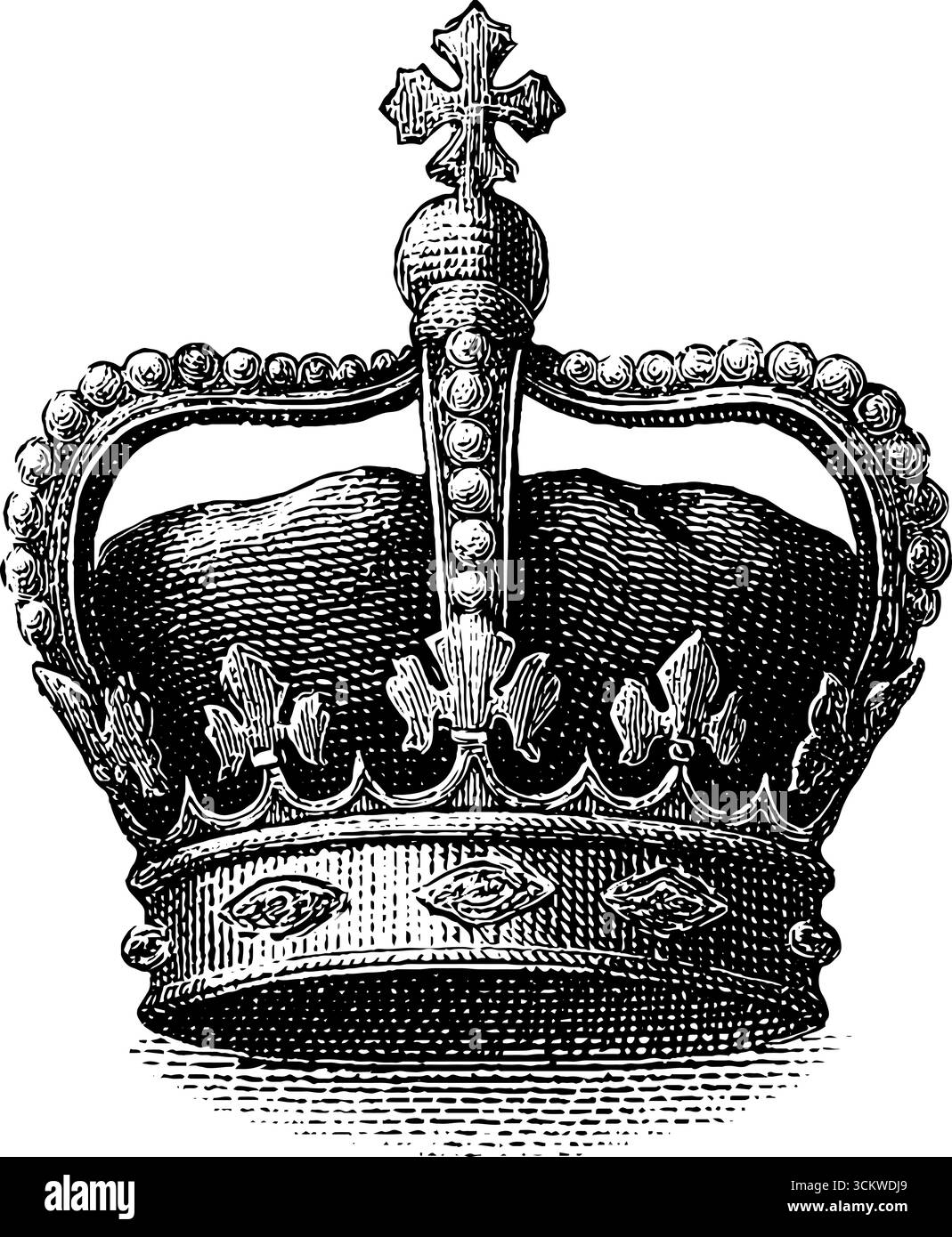 Crowned shield crest in hi-res stock photography and images - Alamy