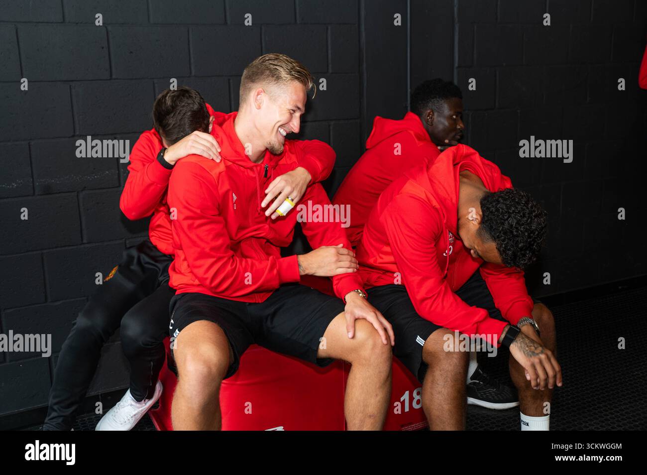 Mechelen's Fredrik Hammar, Mechelen's Benito Raman and Mechelen's Myron ...