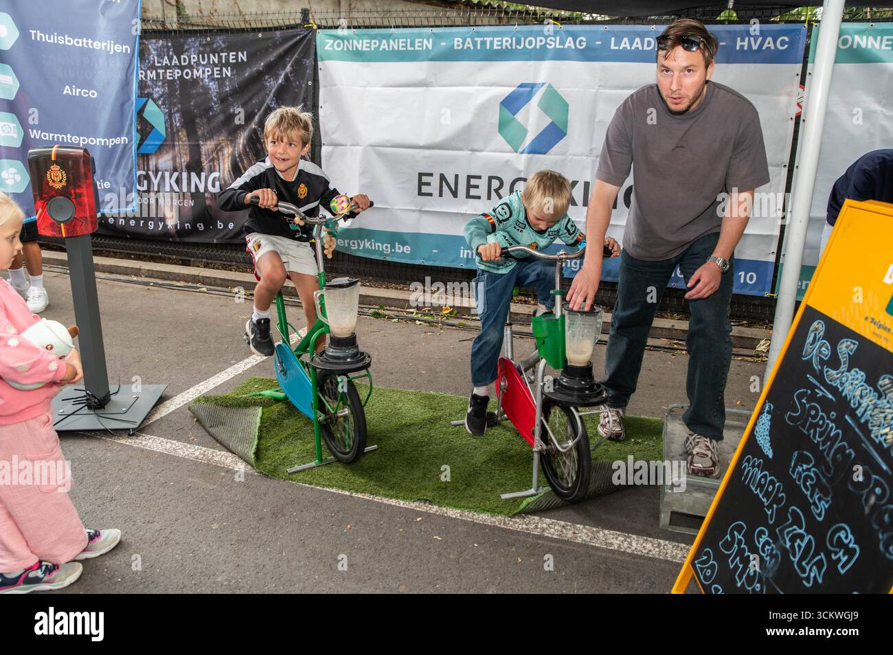 fans during the fan day of JPL soccer team KV Mechelen, Saturday 13 ...