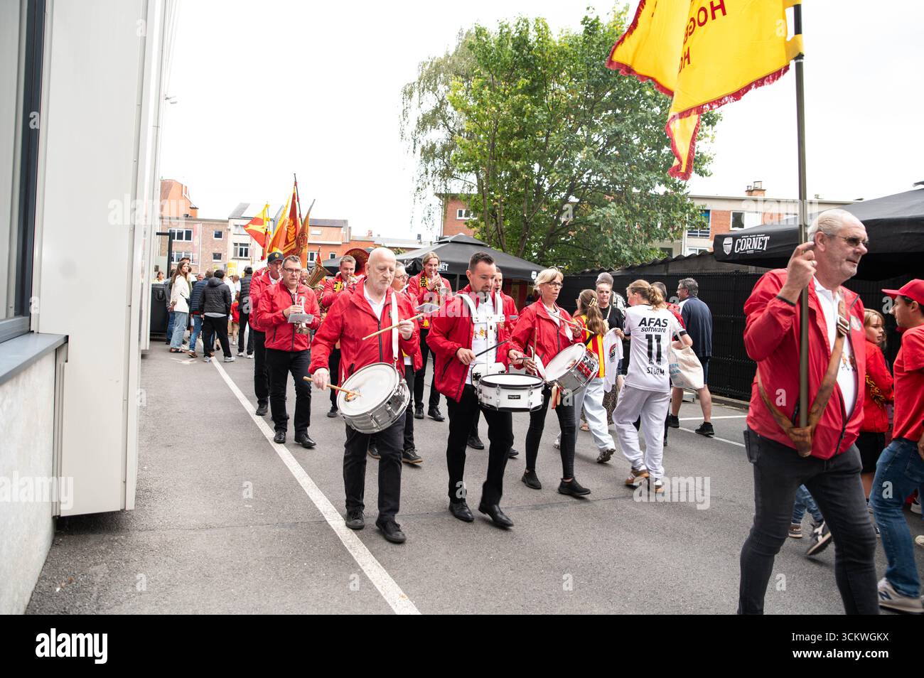 Mechelen, Belgium. 13th Sep, 2025. the fan day of JPL soccer team KV ...