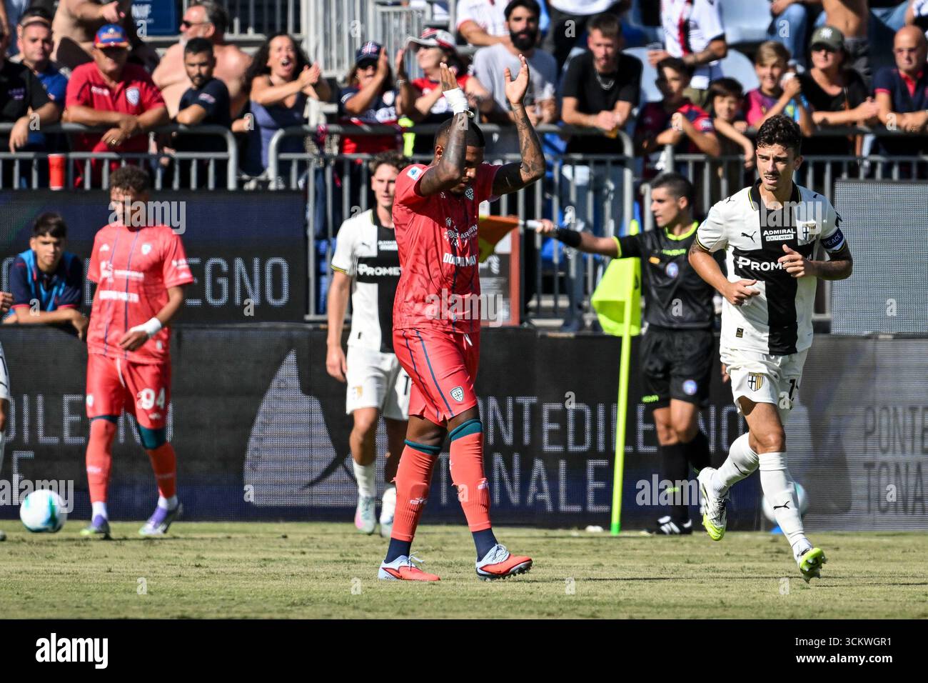 Michael Folorunsho of Cagliari Calcio during Cagliari Calcio vs Parma ...