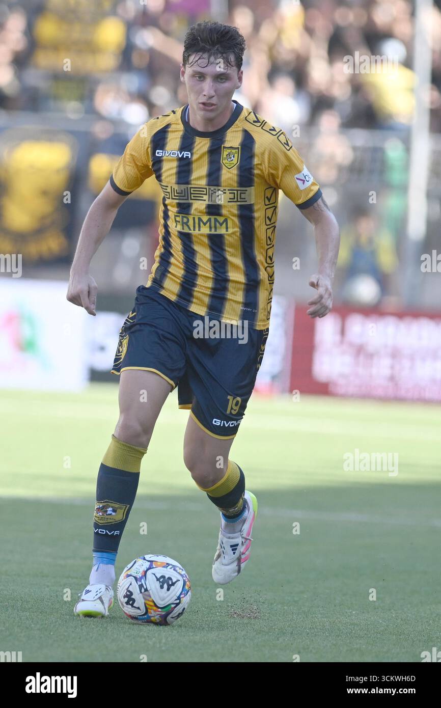 Giacomo Stabile of SS Juve Stabia in action during the Serie BKT ...