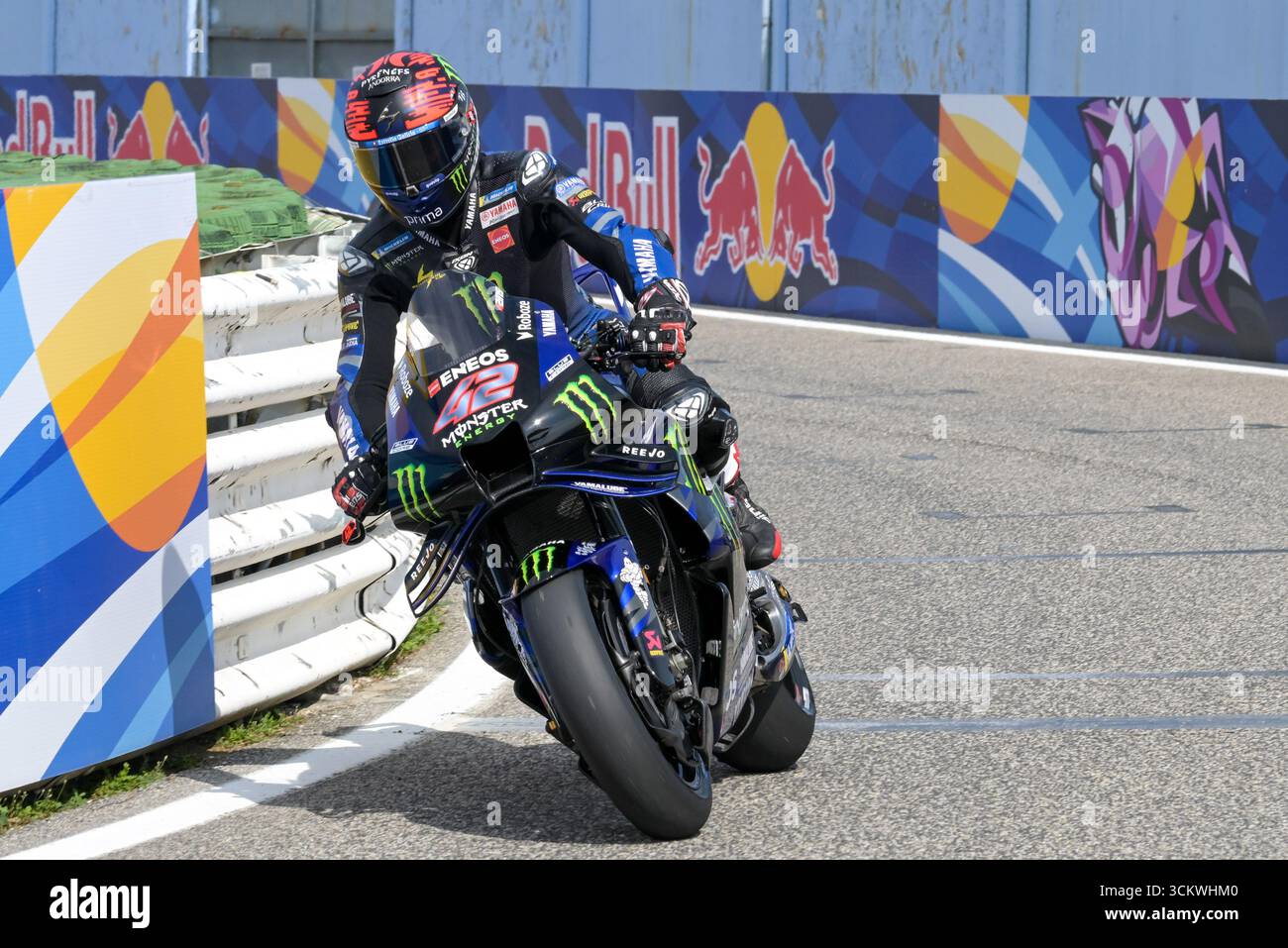 Alex Rins Spa Monster Energy Yamaha Motogp Team Yamaha enter the track ...